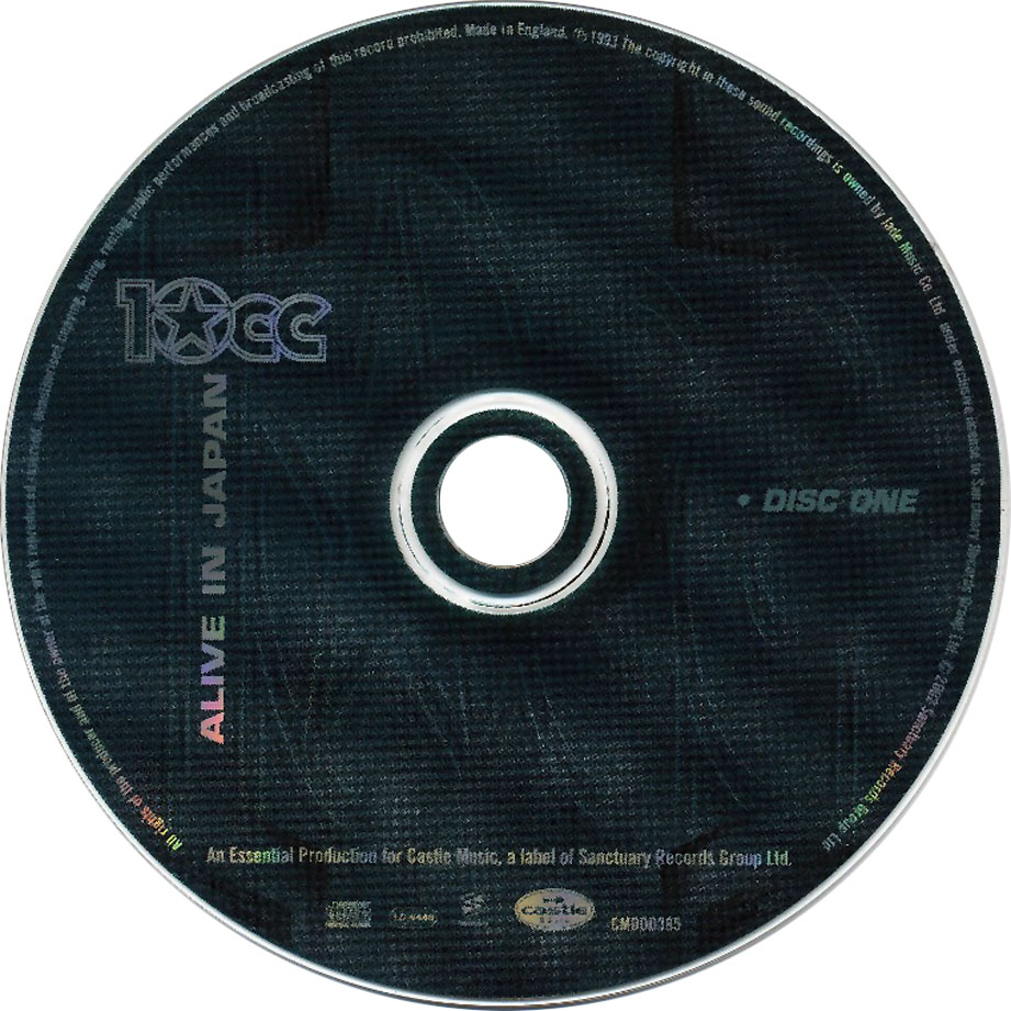 10cc Alive In Japan : CD1 | CD Covers | Cover Century | Over 1.000.000 ...